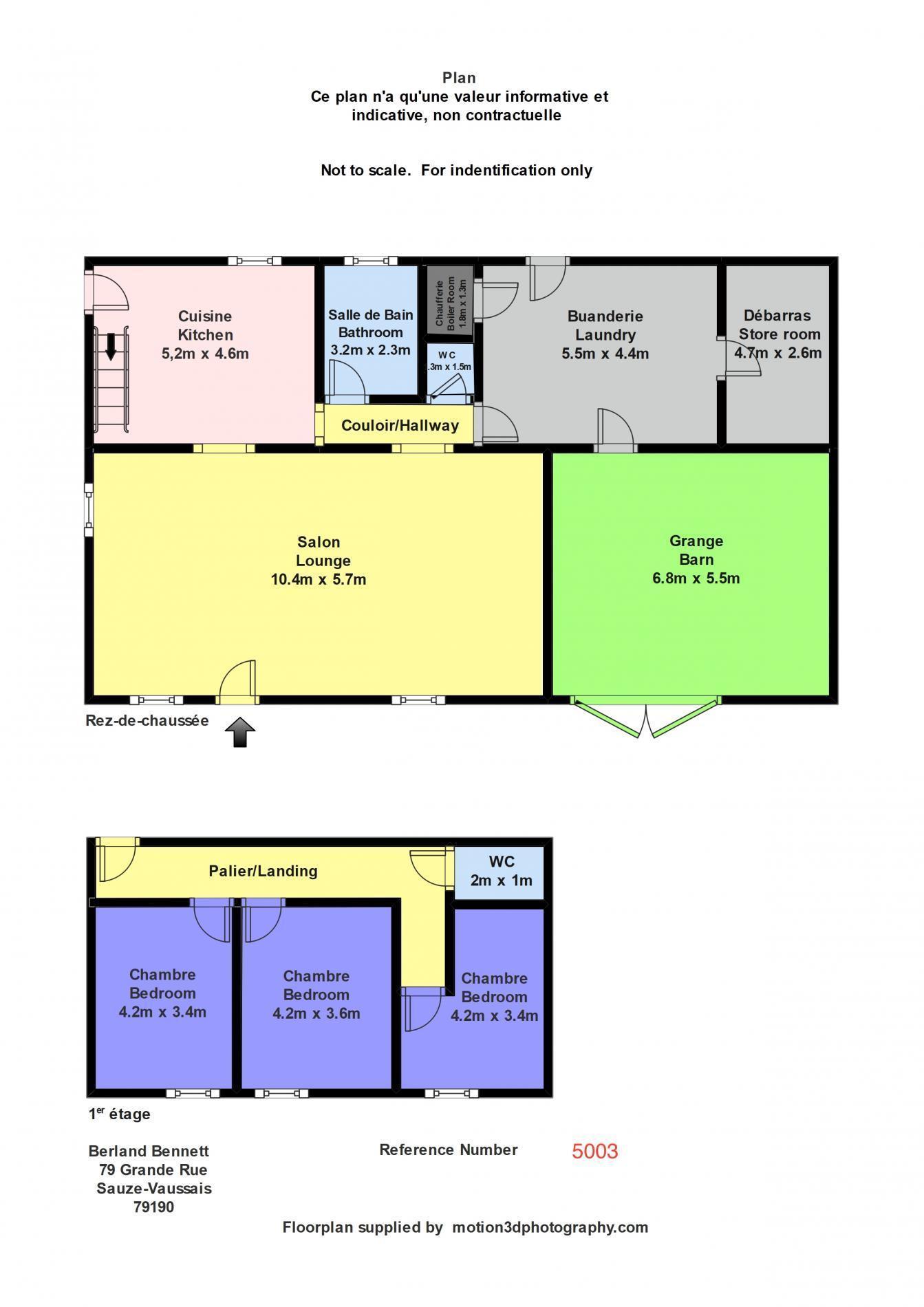 Stunning detached stone house with outbuildings + garden - Sauze ...